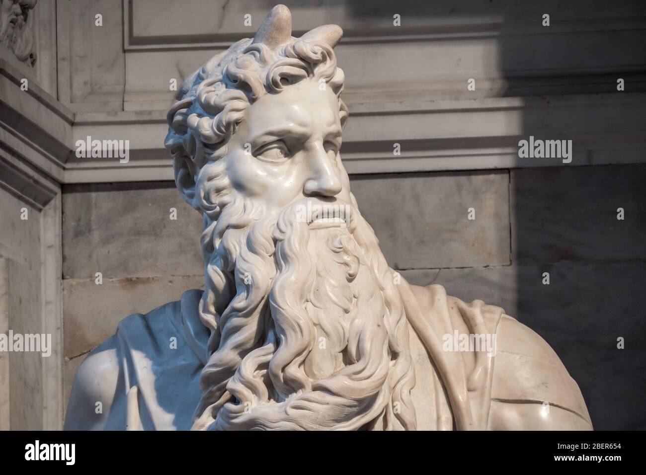 Moses statue by michelangelo hi-res stock photography and images - Alamy