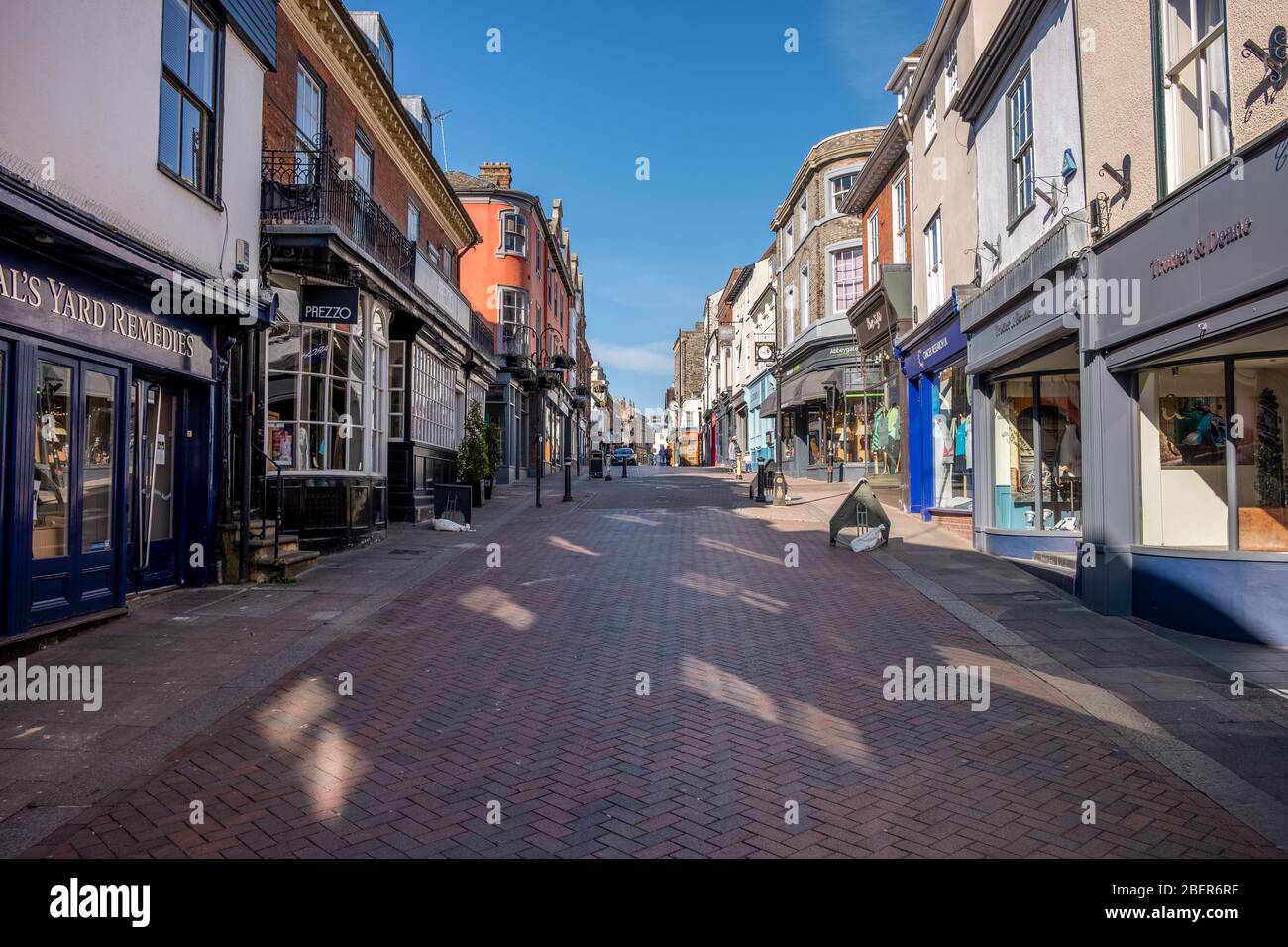 Shops in abbeygate street bury st edmunds hi-res stock photography and ...