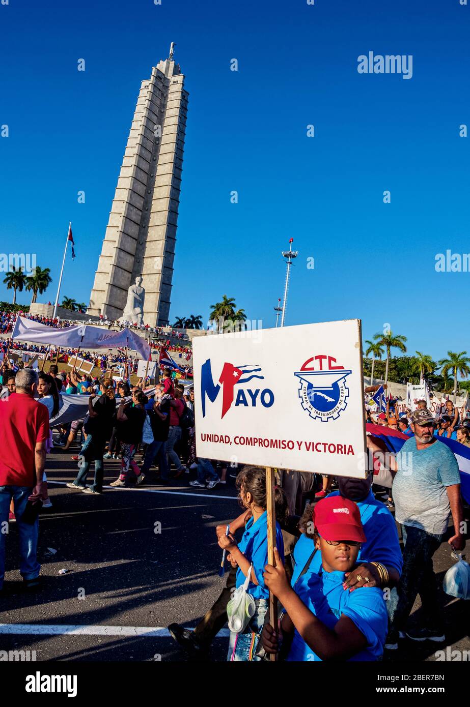 1st of May Labour Day Parade, Plaza de la Revolucion, Revolution Square ...