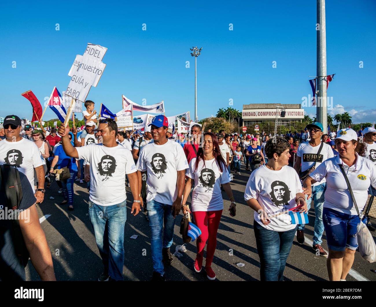 1st of May Labour Day Parade, Plaza de la Revolucion, Revolution Square ...