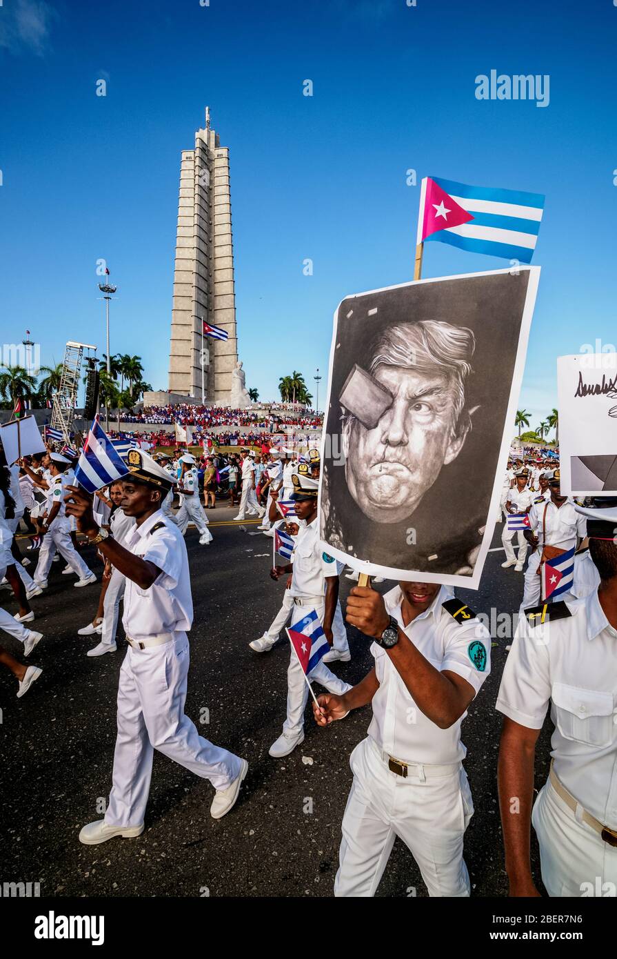 1st of May Labour Day Parade, Plaza de la Revolucion, Revolution Square ...