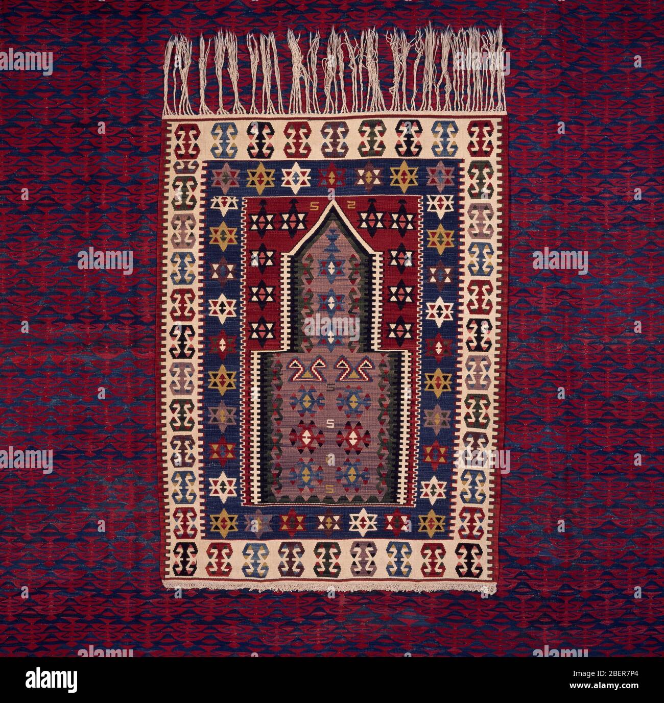 Closeup of oriental rug Stock Photo - Alamy