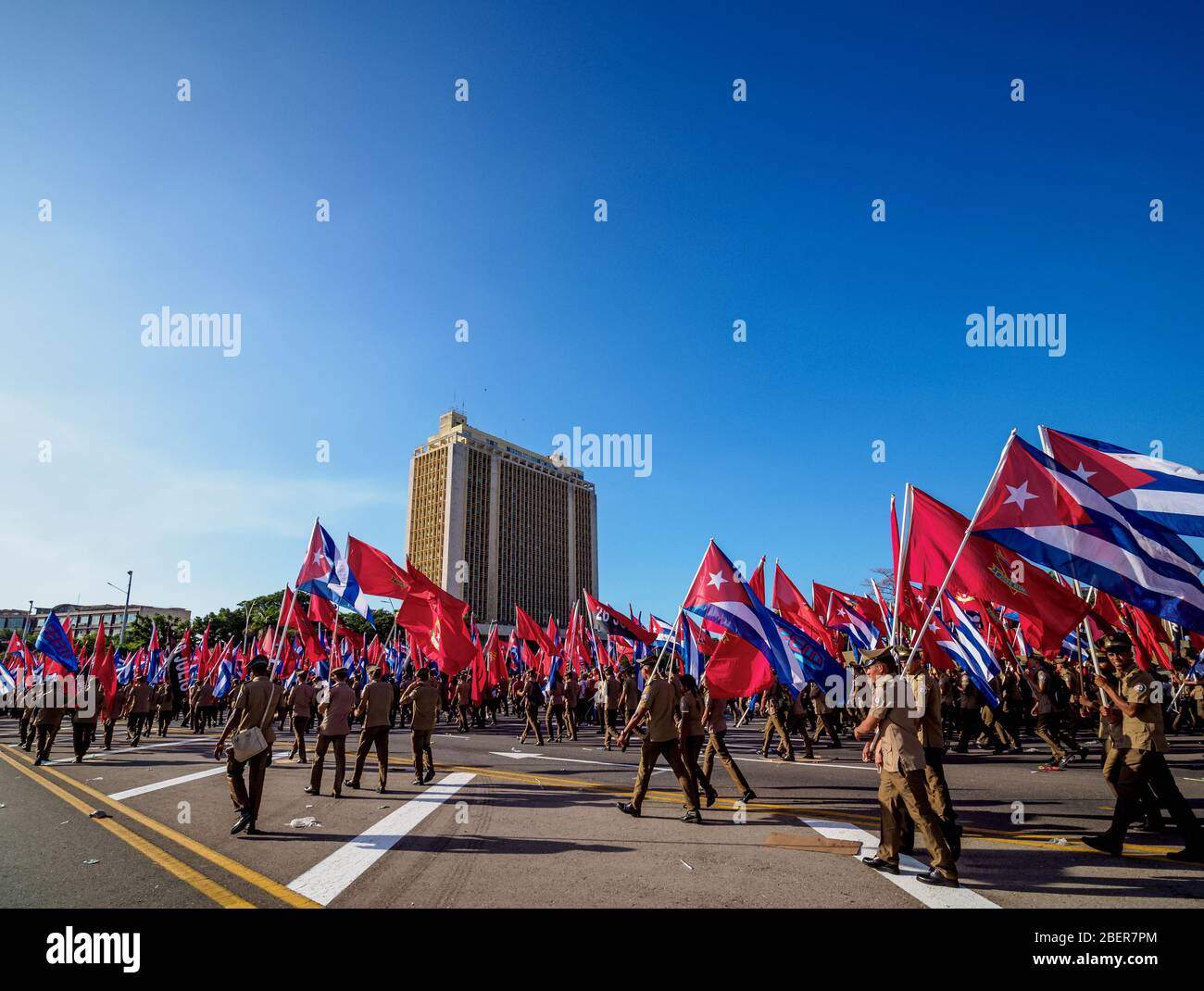 1st of May Labour Day Parade, Plaza de la Revolucion, Revolution Square ...