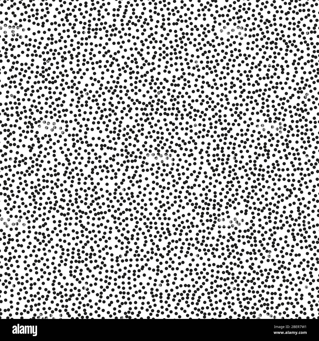 Pointillism middle density seamless dots pattern. Abstract monochrome ...