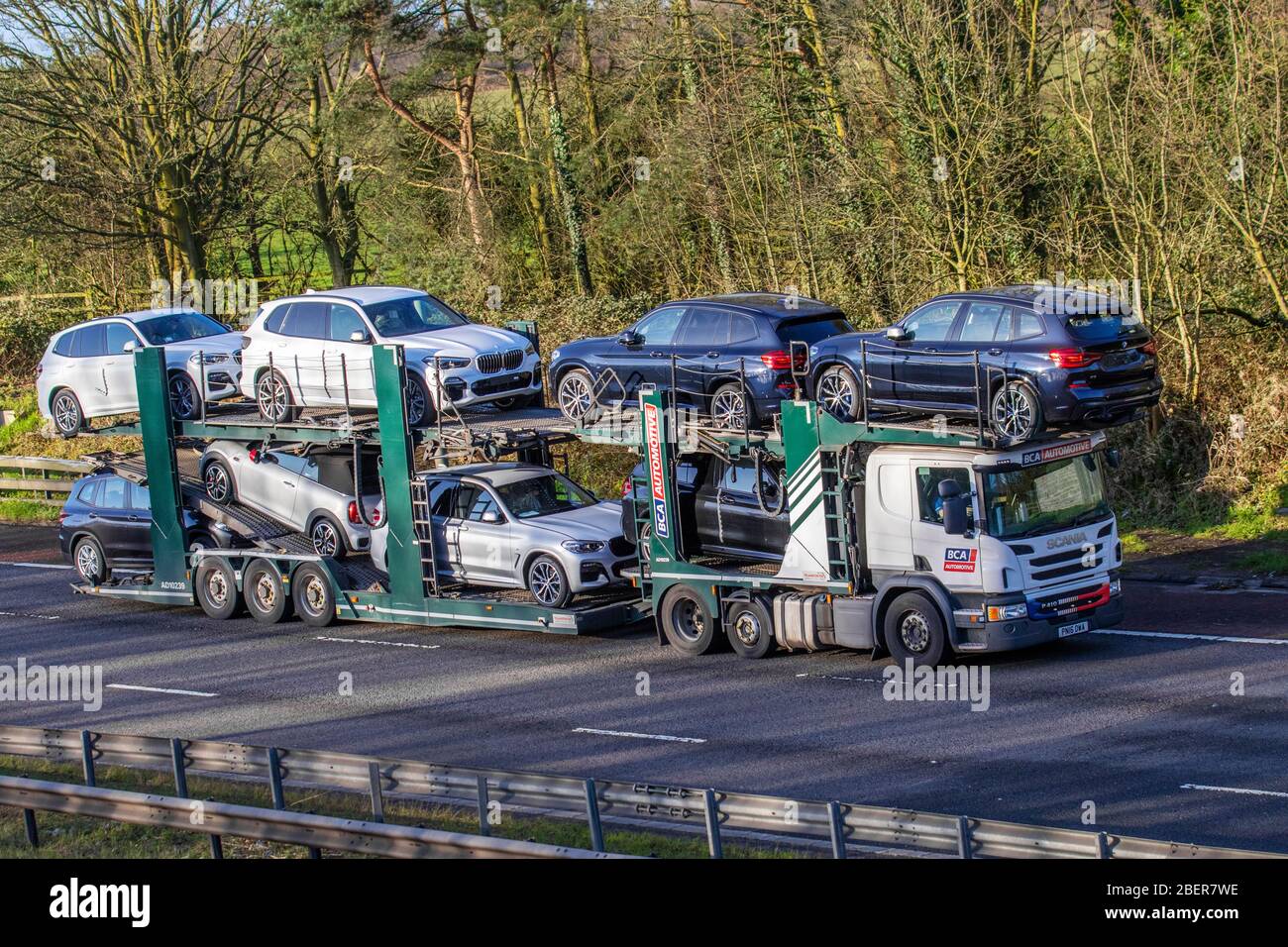 BCA Automotive; Auto transporter, car transporter carrier; Motorway ...