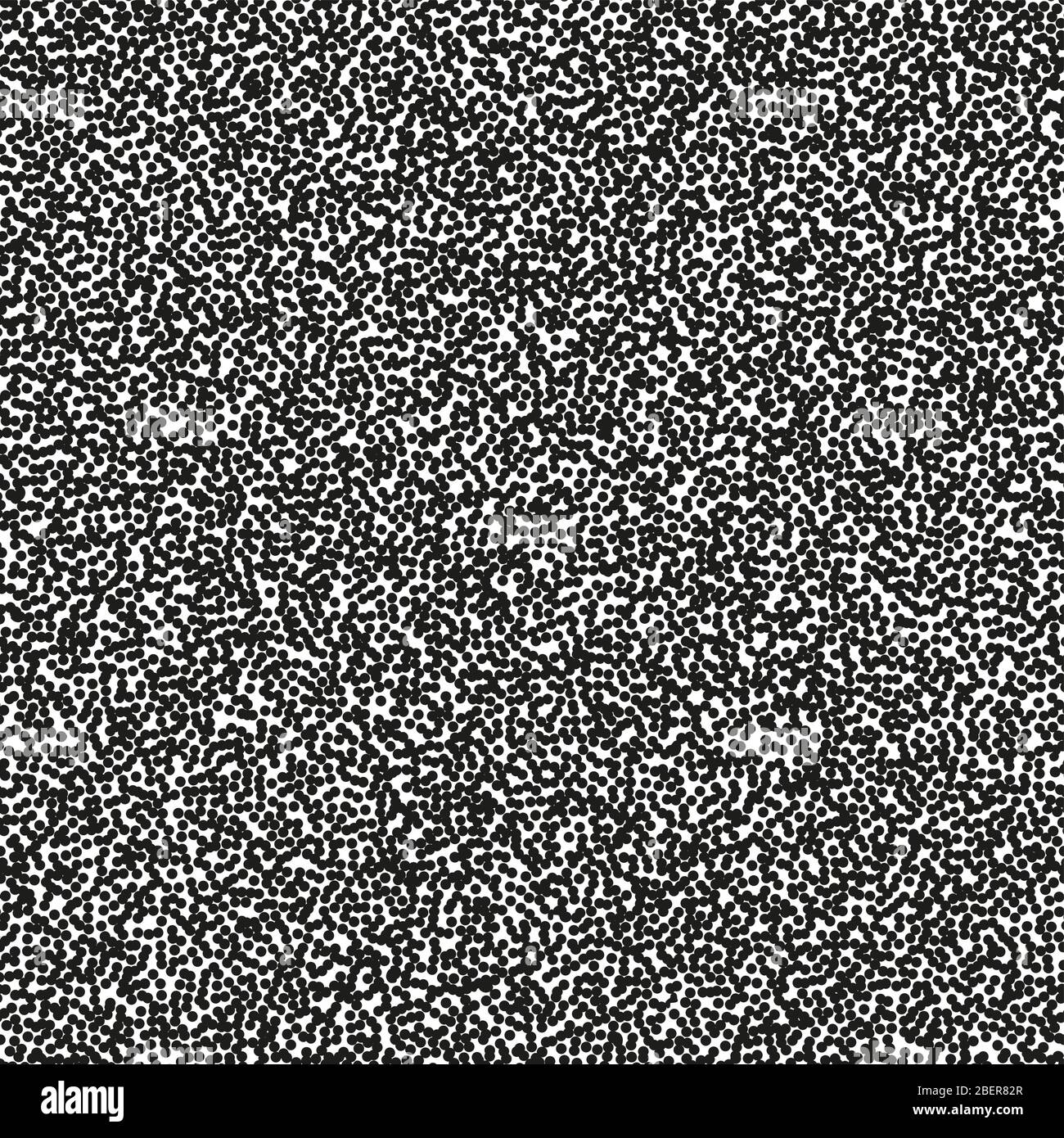 Pointillism high density seamless dots pattern. Abstract monochrome ...