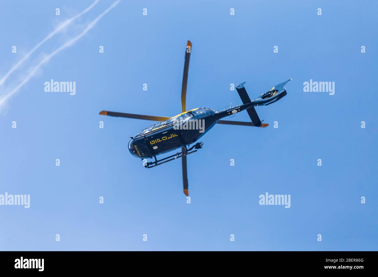 Essex Police Helicopter Overhead Scene of an Armed Robbery in Fairfax ...