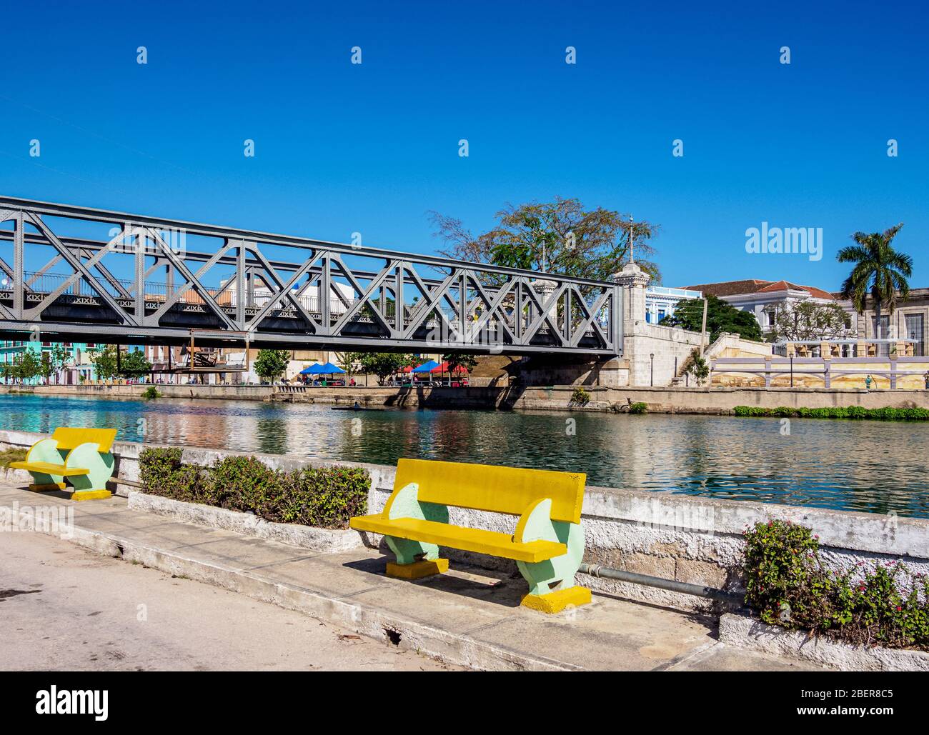 Bridge over San Juan River, Matanzas, Matanzas Province, Cuba Stock ...