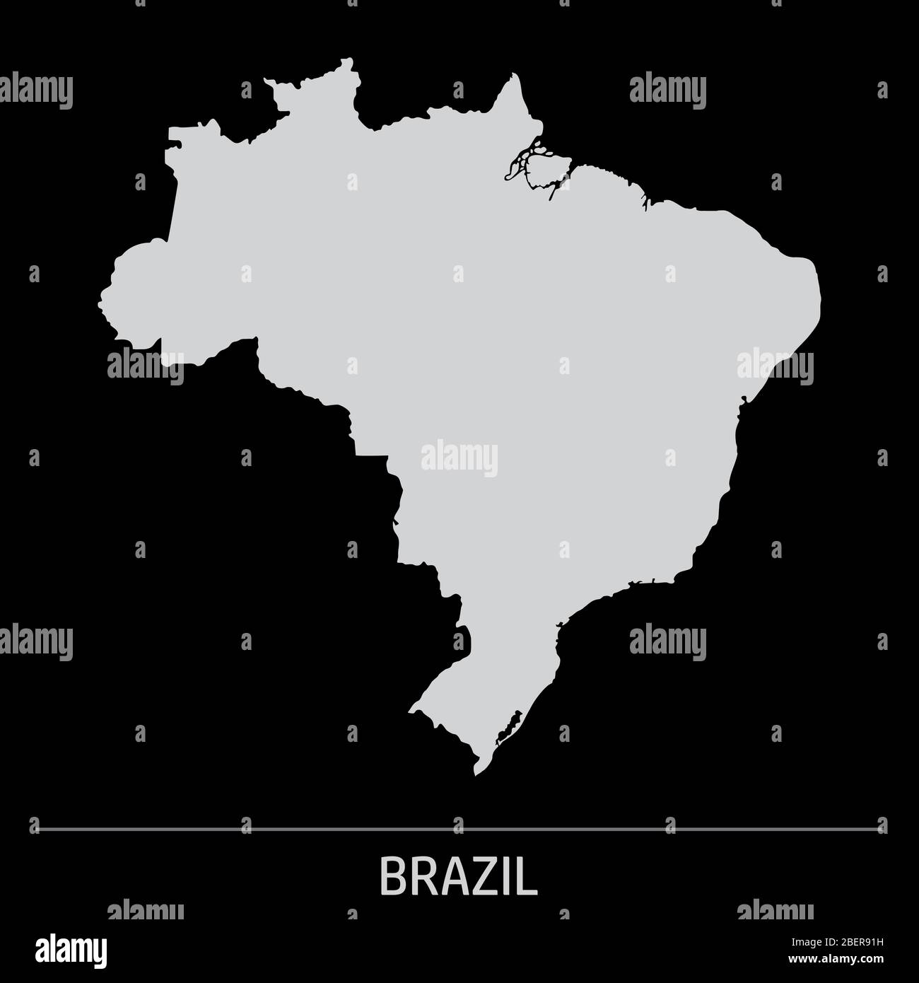 Brazil map icon Stock Vector Image & Art - Alamy