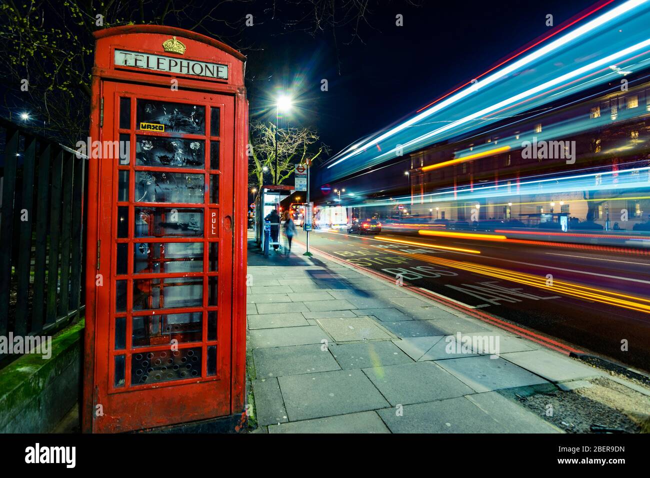 Red Phone Box Stock Photo - Alamy