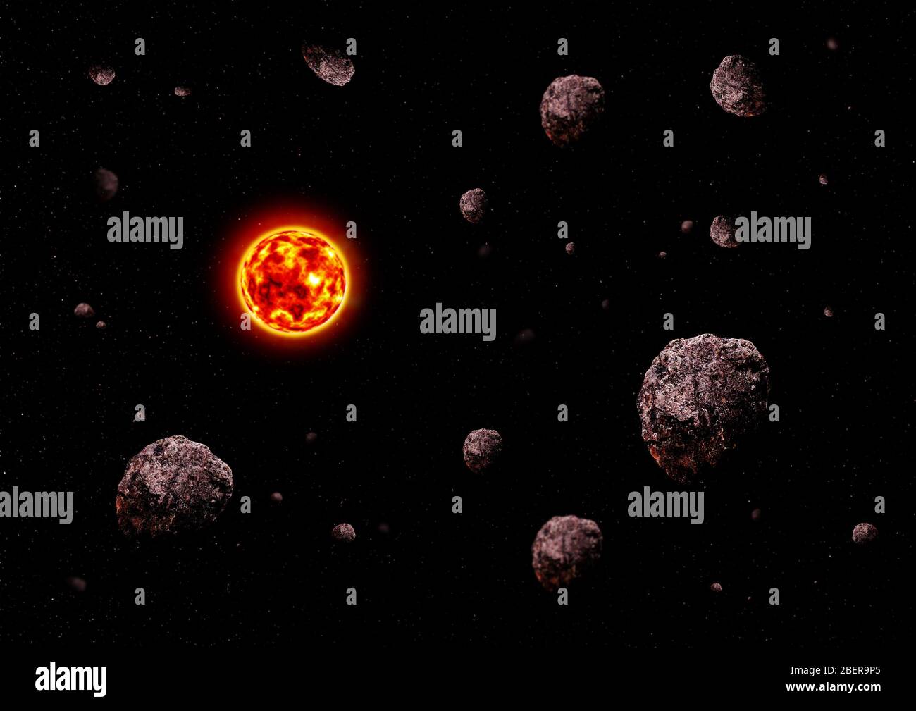 The Sun.Burning of the sun Stock Photo - Alamy