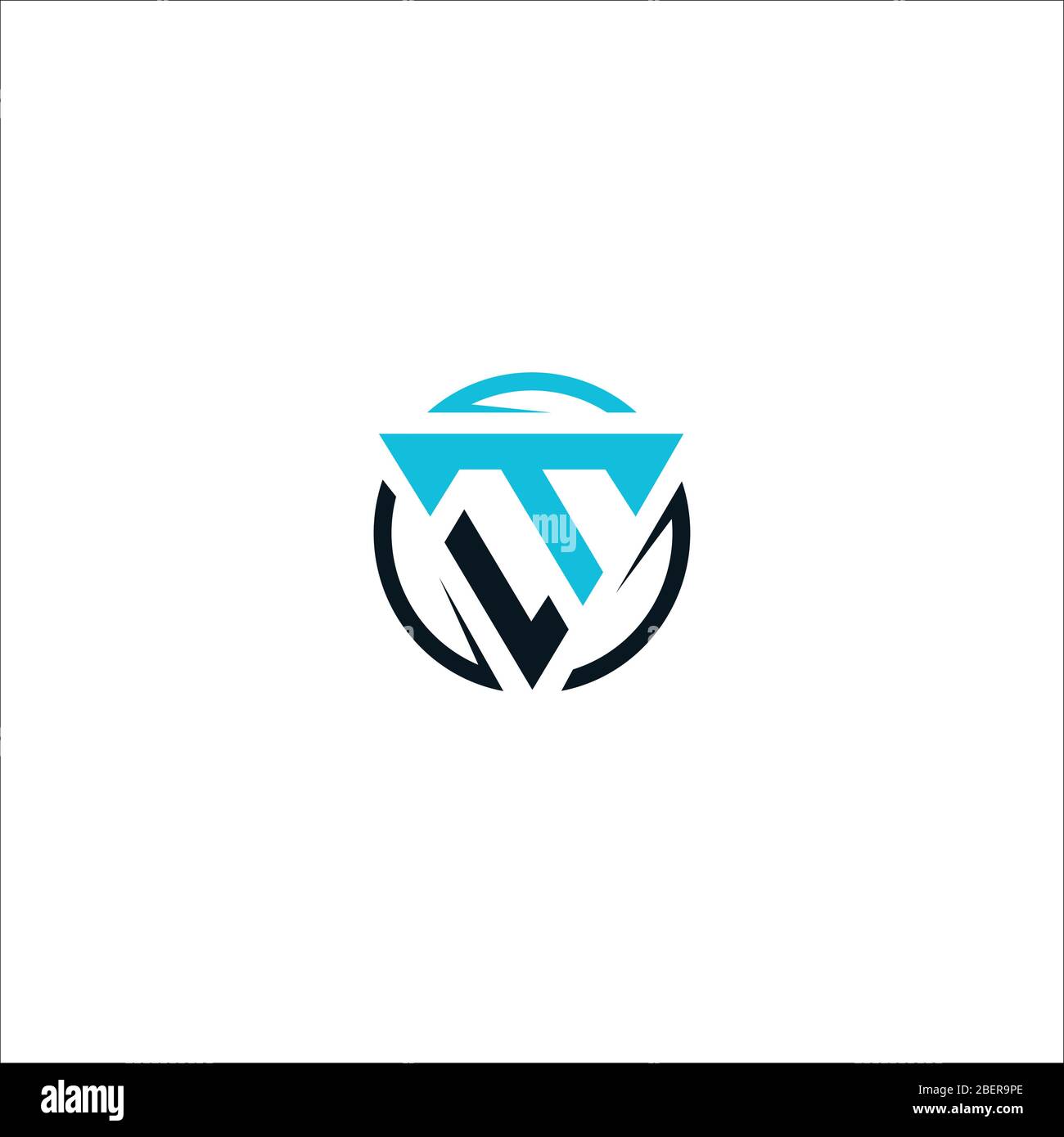 Initial letter lt logo or tl logo vector design template Stock Vector ...