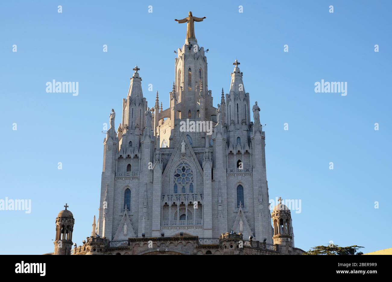 Spain, Catalonia, Barcelona, Temple Expiatori del Sagrat Cor Mount ...