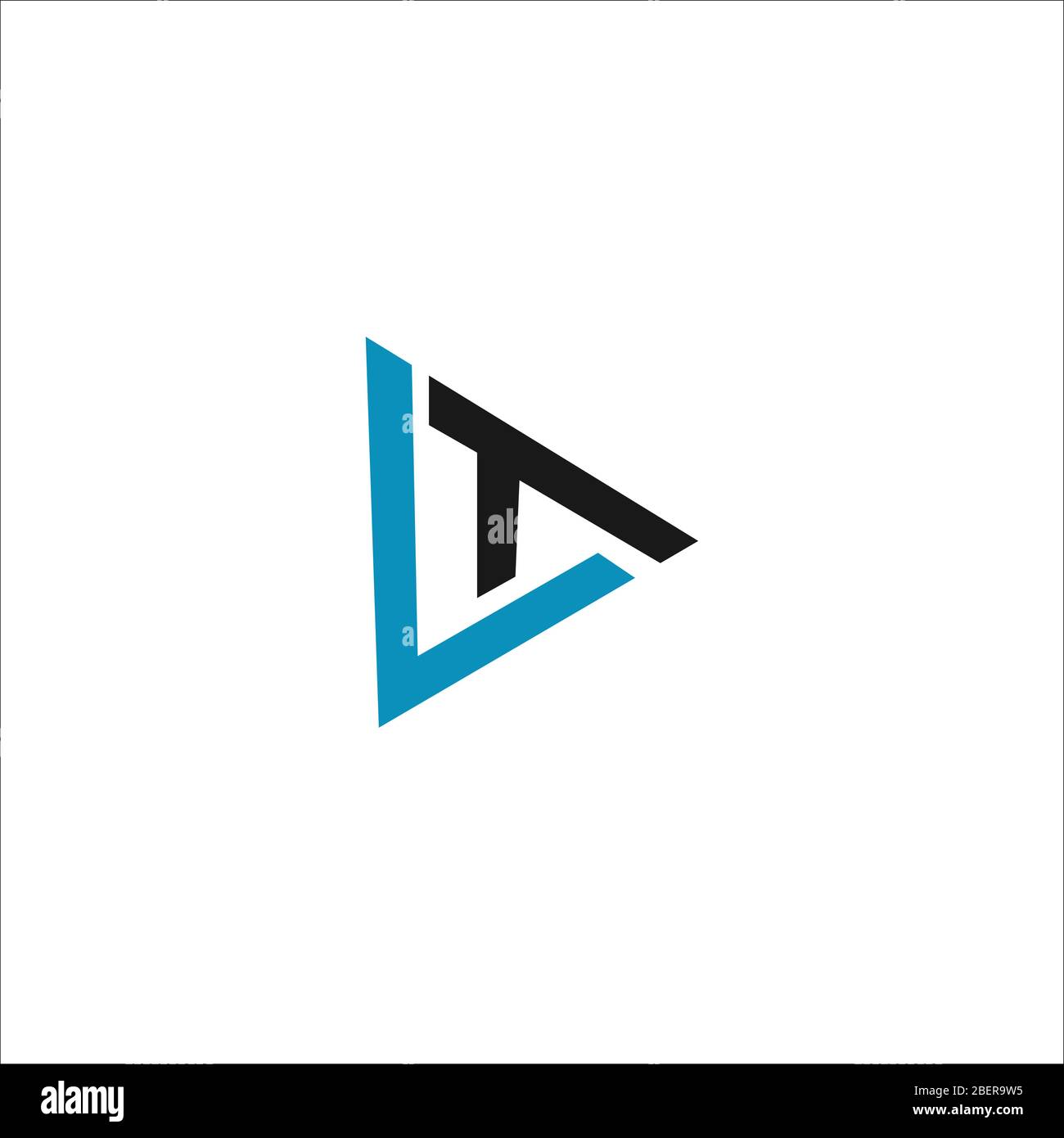 Initial letter lt logo or tl logo vector design template Stock Vector ...