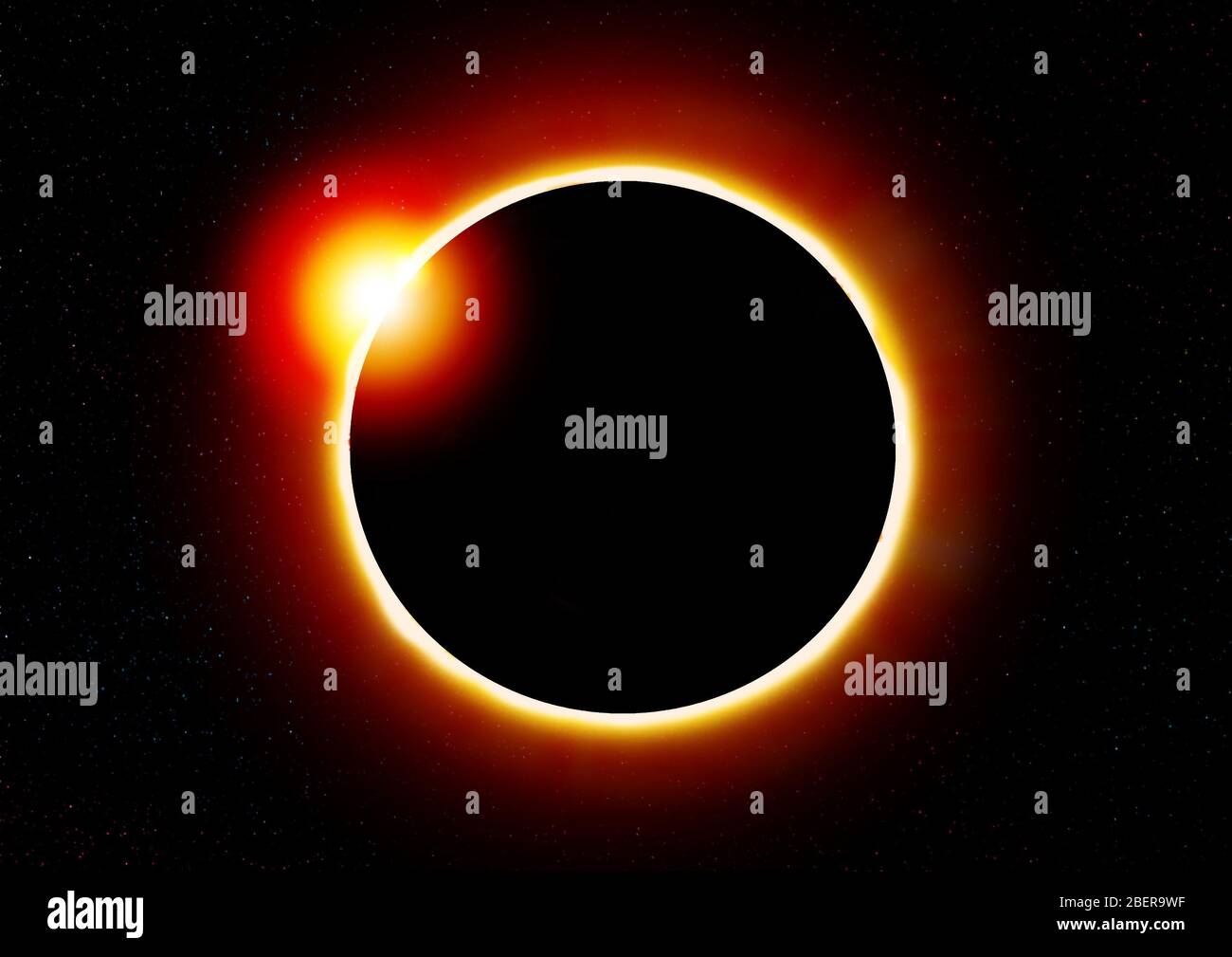 Solar eclipse illustration hi-res stock photography and images - Alamy