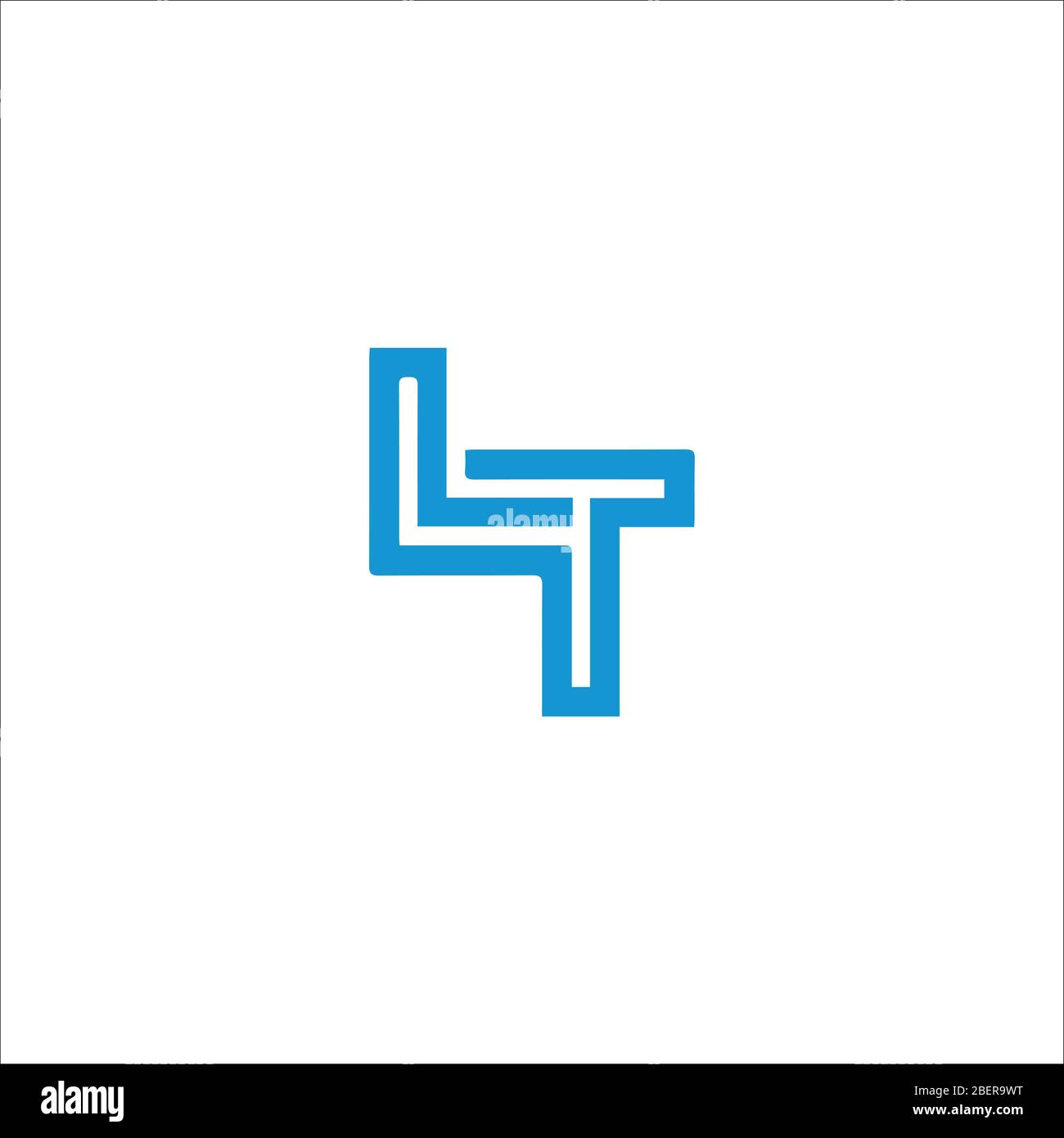 Initial letter lt logo or tl logo vector design template Stock Vector ...