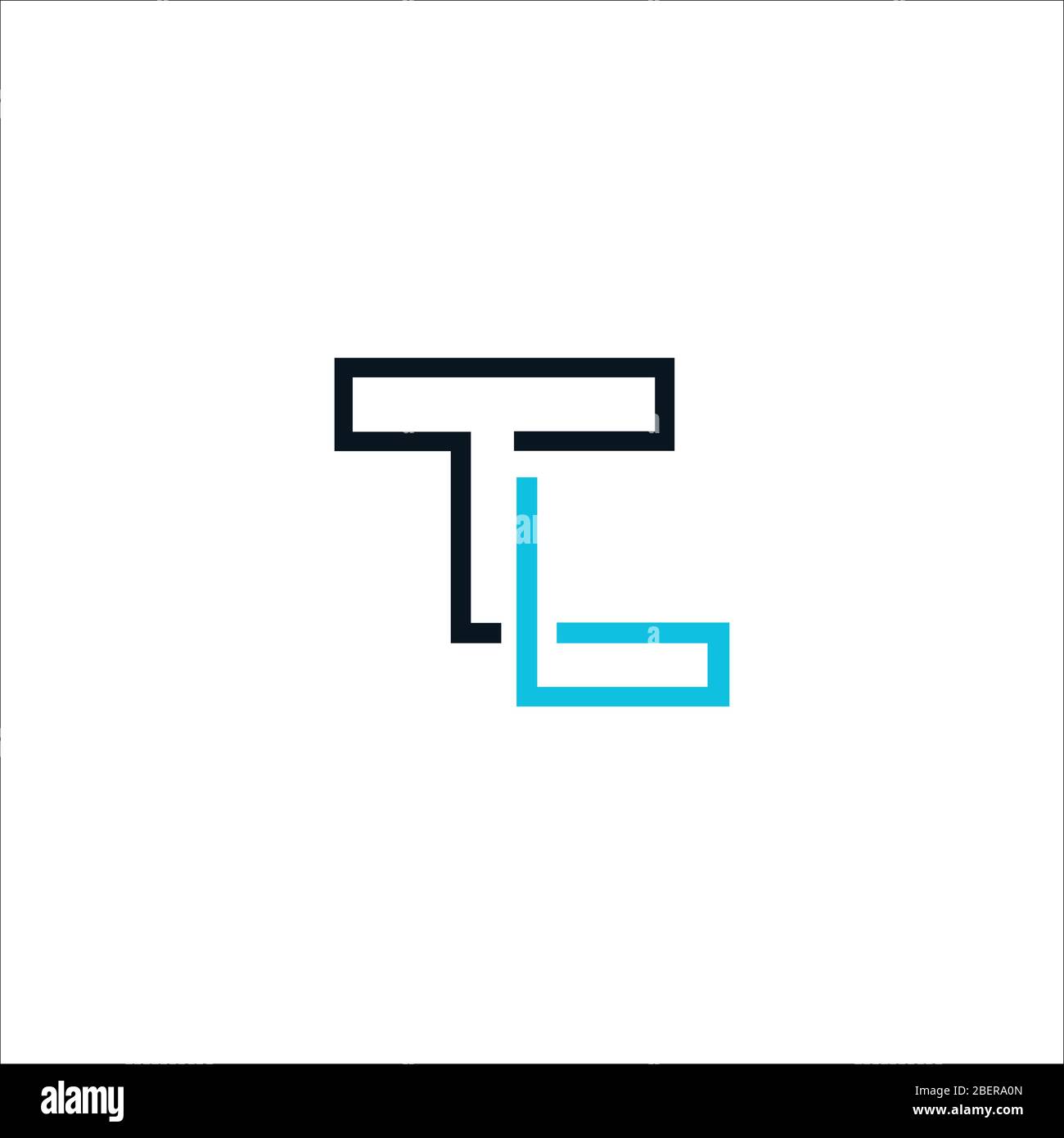 Initial letter lt logo or tl logo vector design template Stock Vector ...
