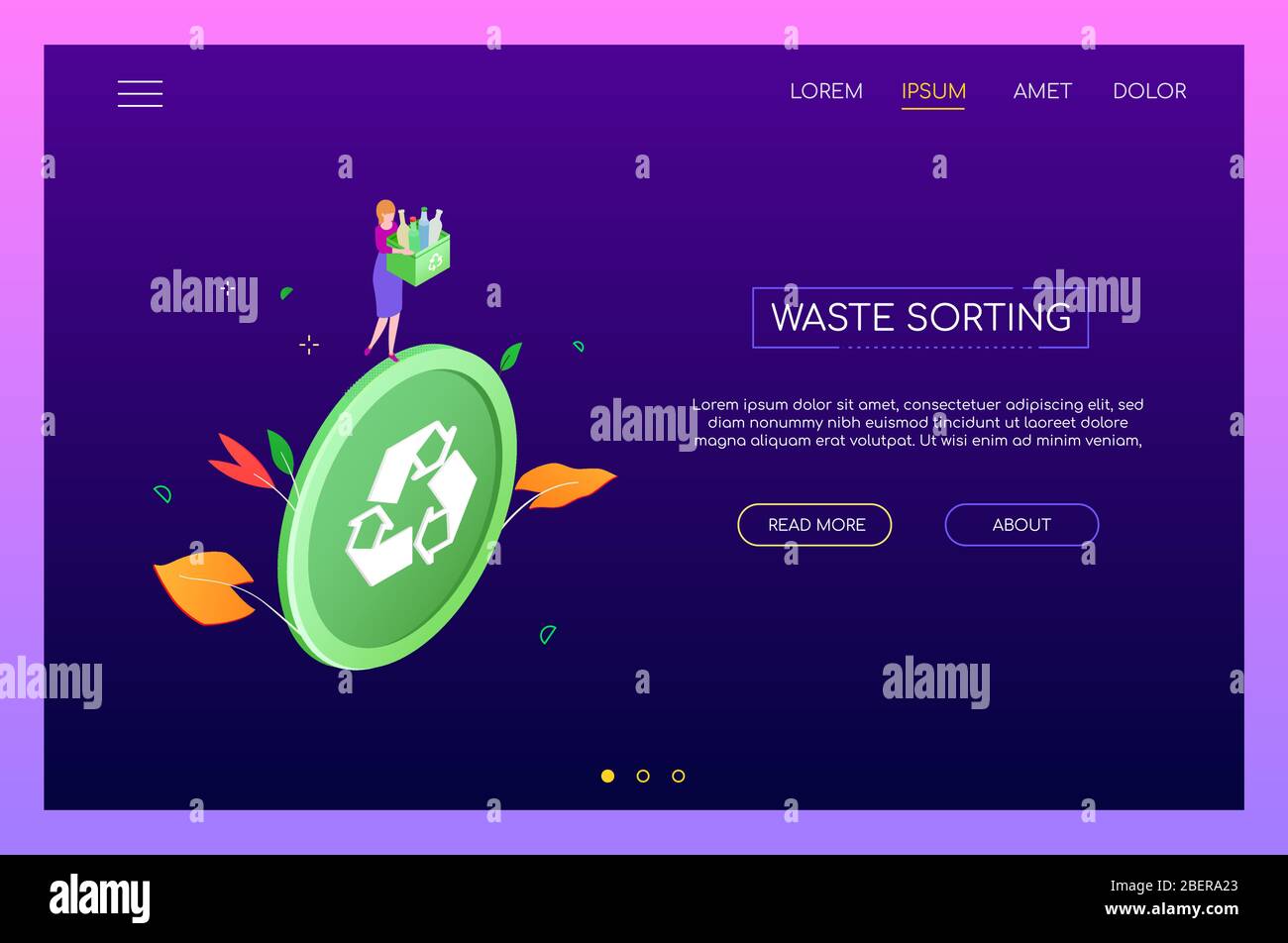 Modern waste Stock Vector Images - Alamy