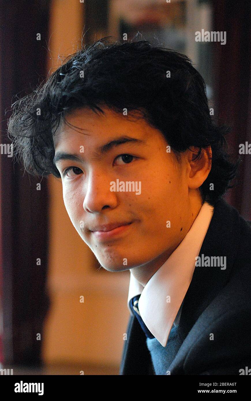 Britain's youngest-ever chess Grandmaster David Howell, at Eastbourne ...