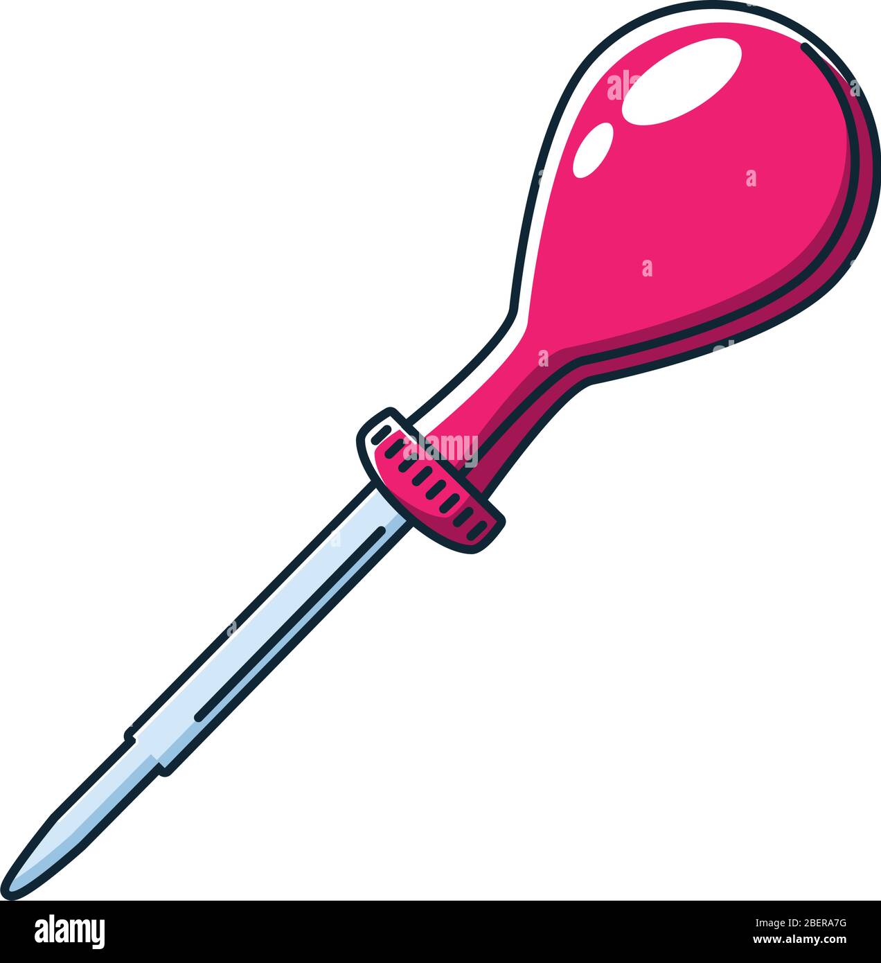 laboratory dropper on white background vector illustration design Stock ...