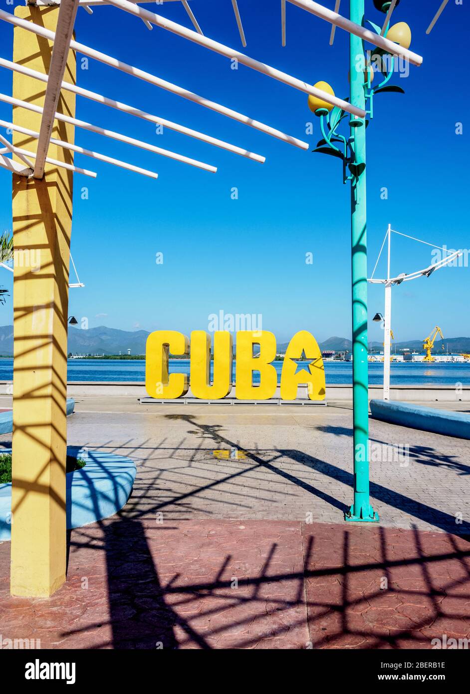 Cuba Letters, Santiago de Cuba, Santiago de Cuba Province, Cuba Stock ...