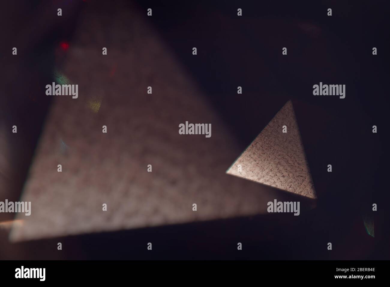 Glowing triangular shape hi-res stock photography and images - Alamy