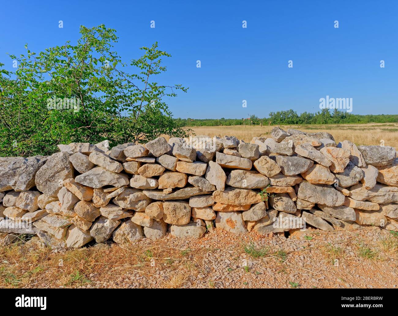 Drywall construction in the heart of Dalmatia, Croatia Stock Photo - Alamy