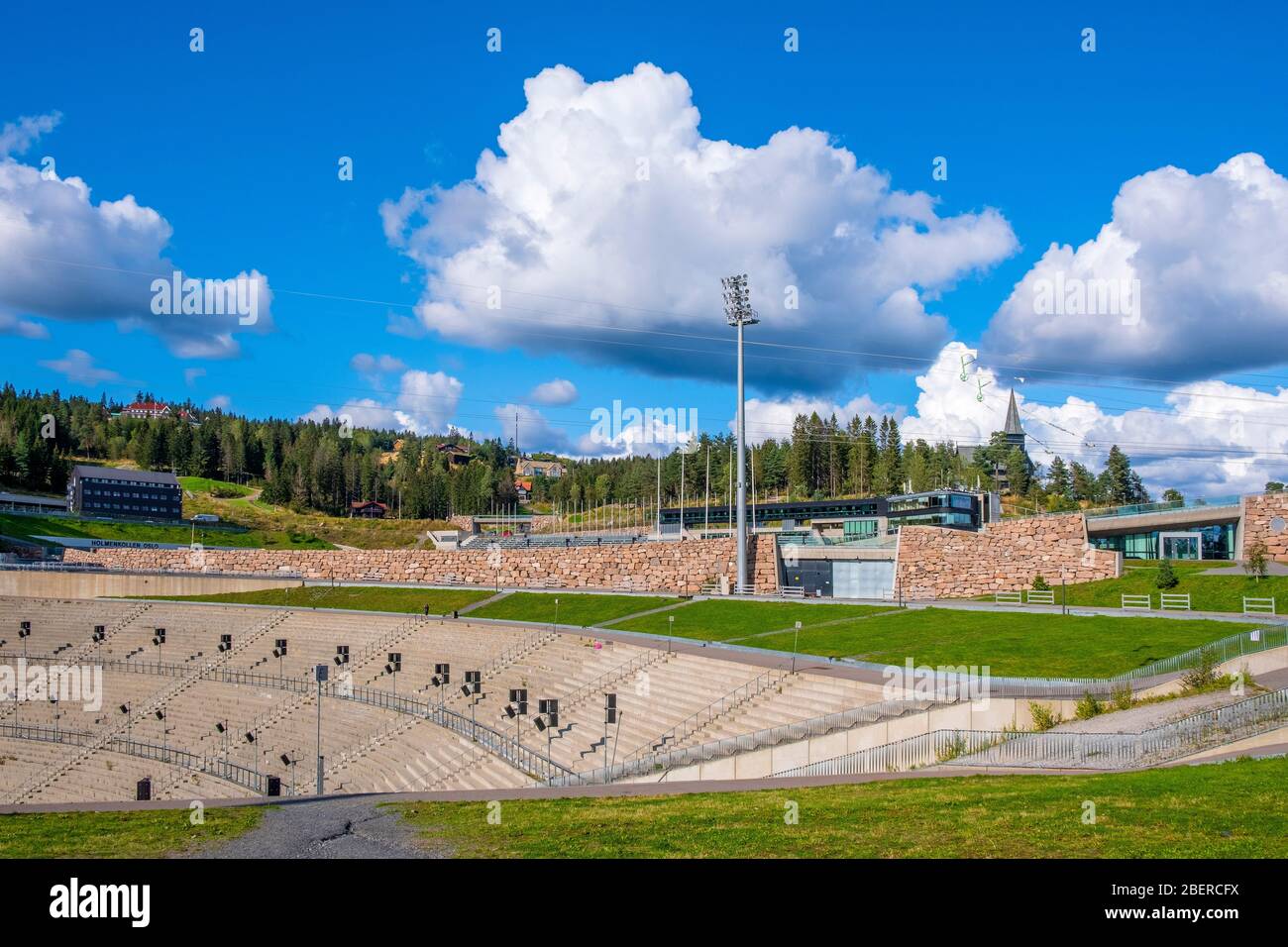 Oslo, Ostlandet / Norway - 2019/09/02: Winter sports facilities of the ...