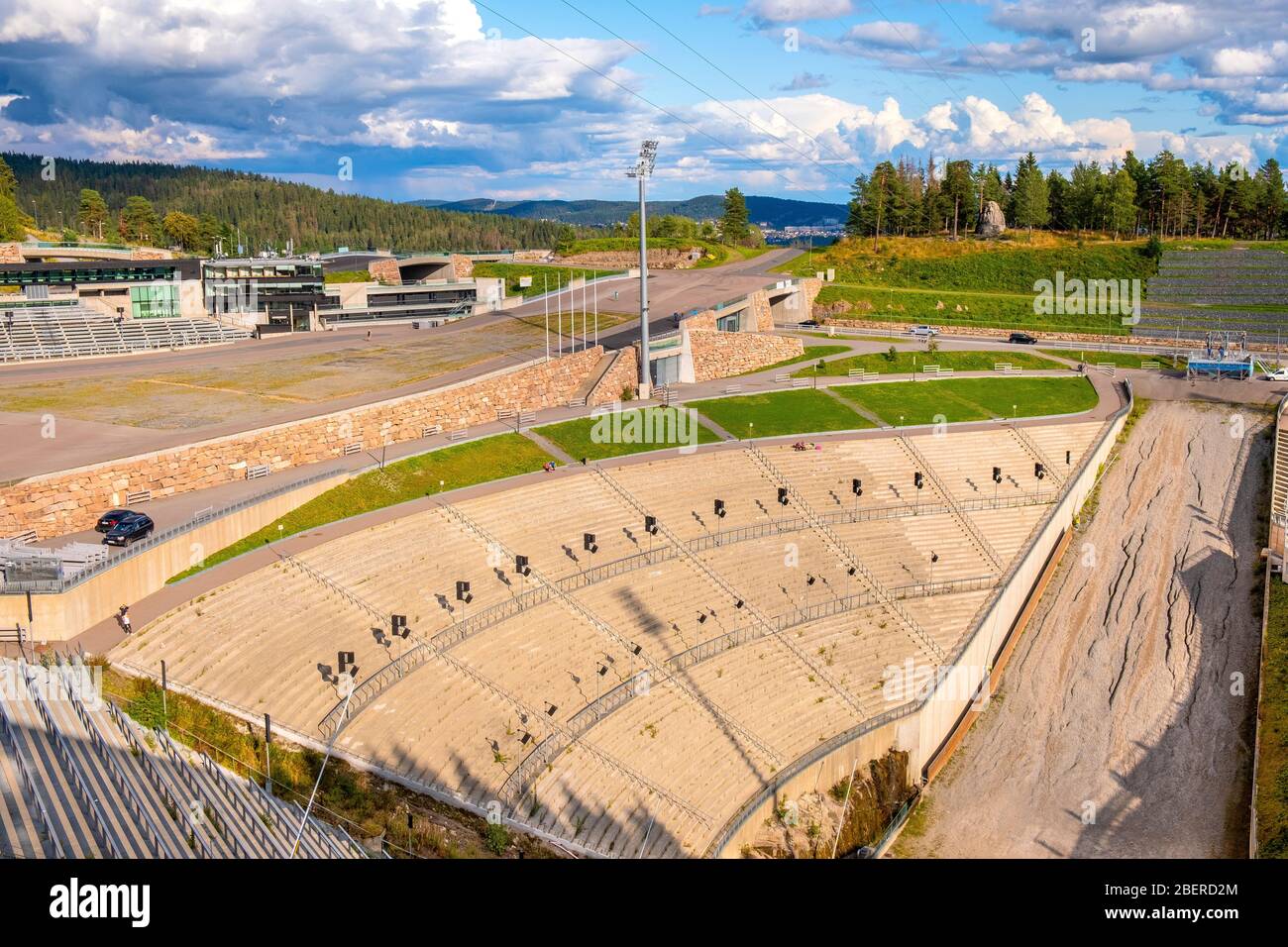Oslo, Ostlandet / Norway - 2019/09/02: Winter sports facilities of the ...