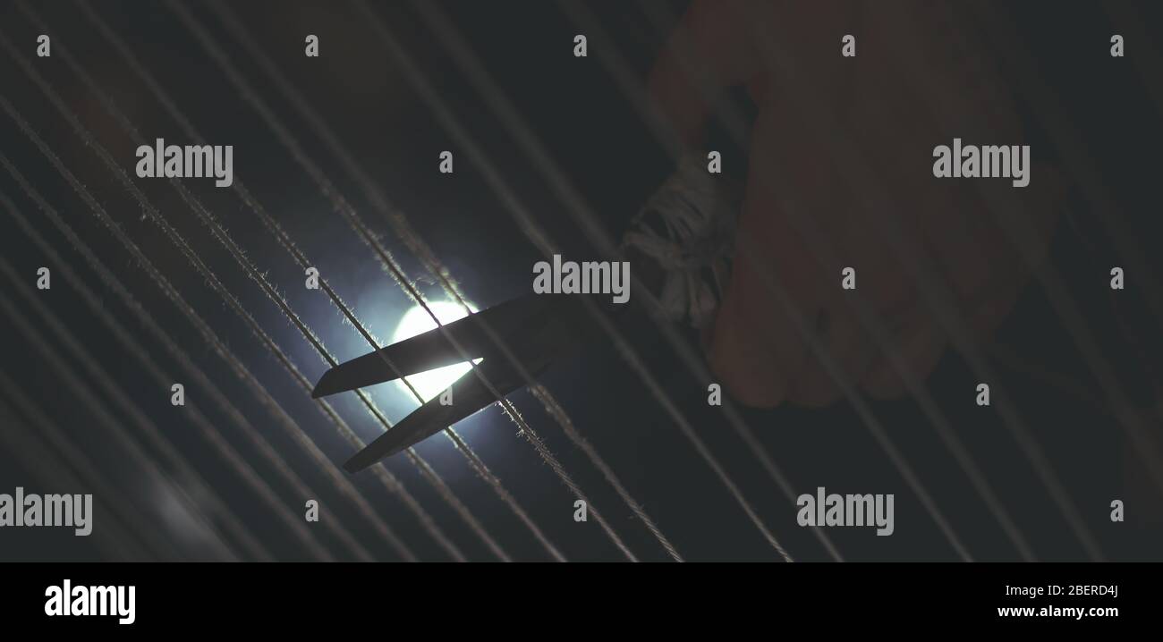 death symbolized by cutting atheists Stock Photo - Alamy