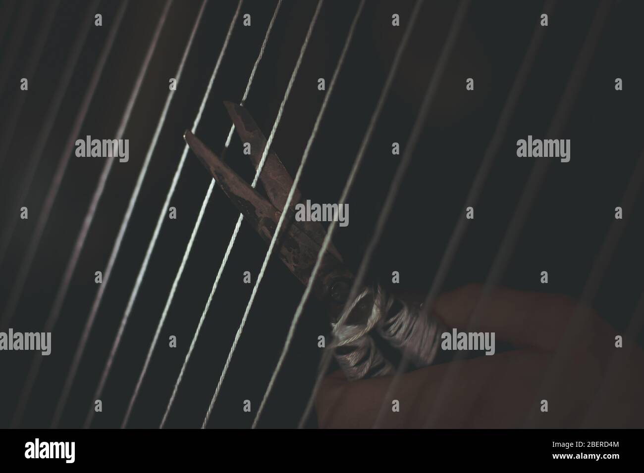 death symbolized by cutting atheists Stock Photo - Alamy