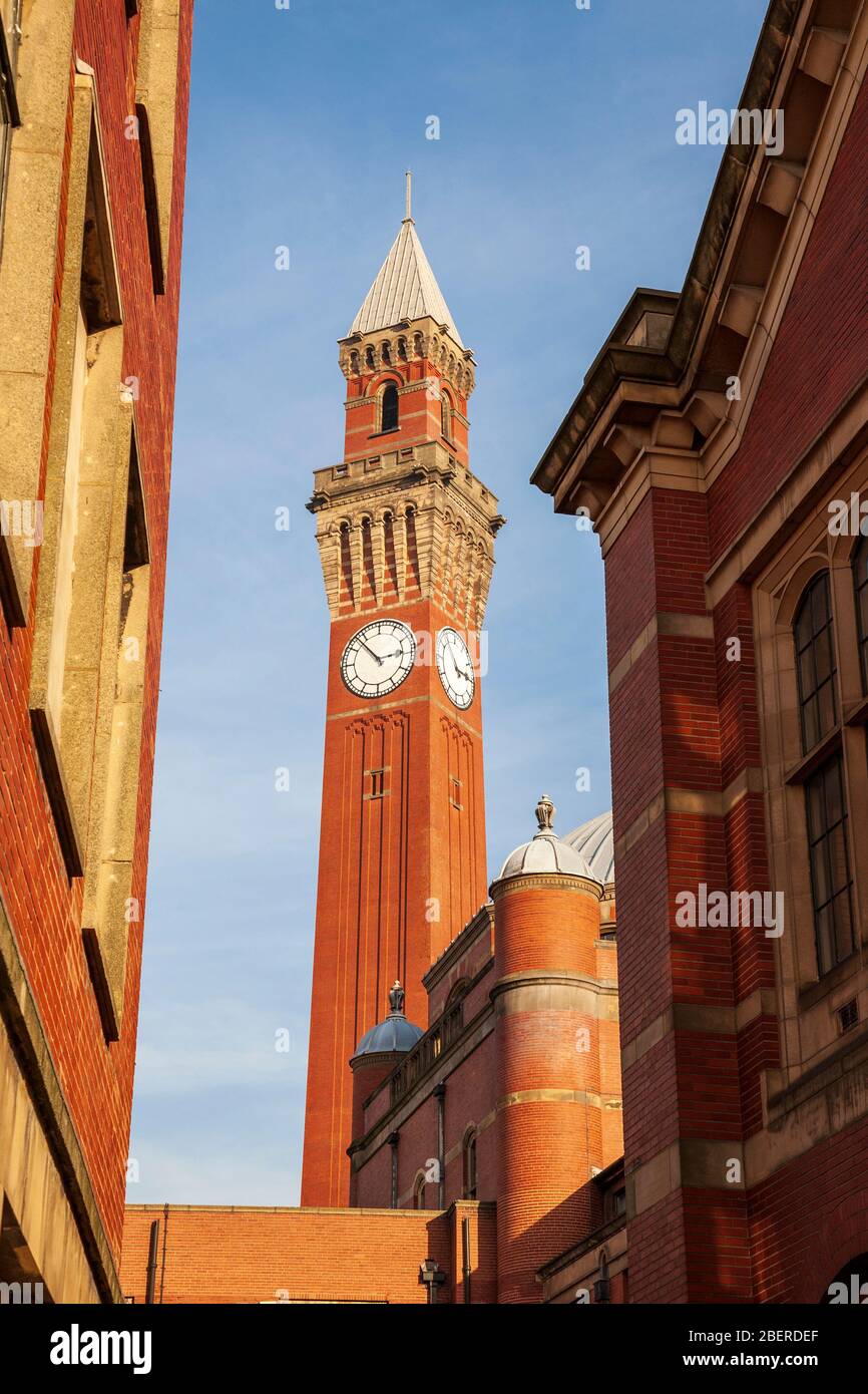 Old joe clock tower at birmingham university hi-res stock photography ...