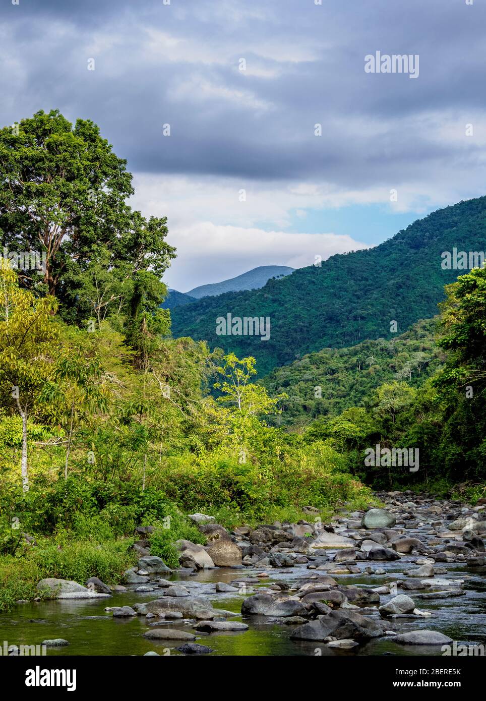 View towards Pico Turquino, Santo Domingo, Sierra Maestra, Granma ...