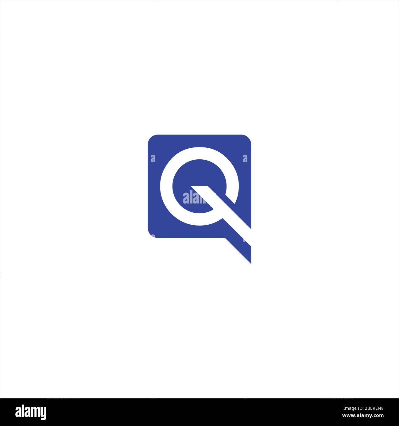 Initial letter qg logo or gq logo vector design template Stock Vector ...