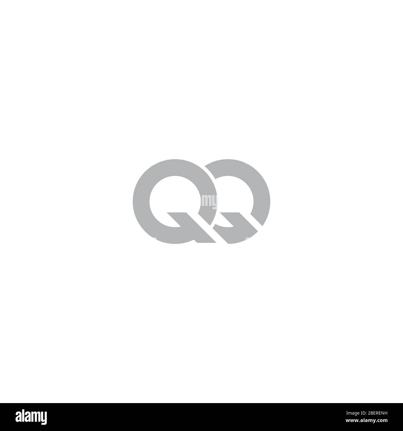 Initial letter qg logo or gq logo vector design template Stock Vector ...