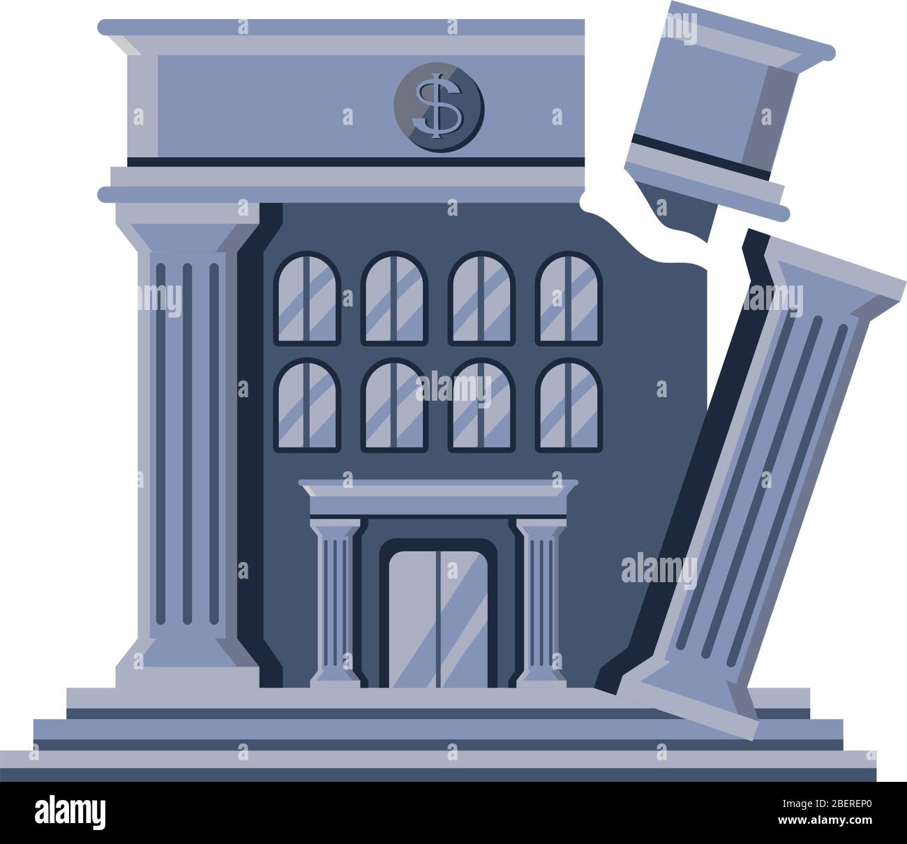 Bank Building Vector