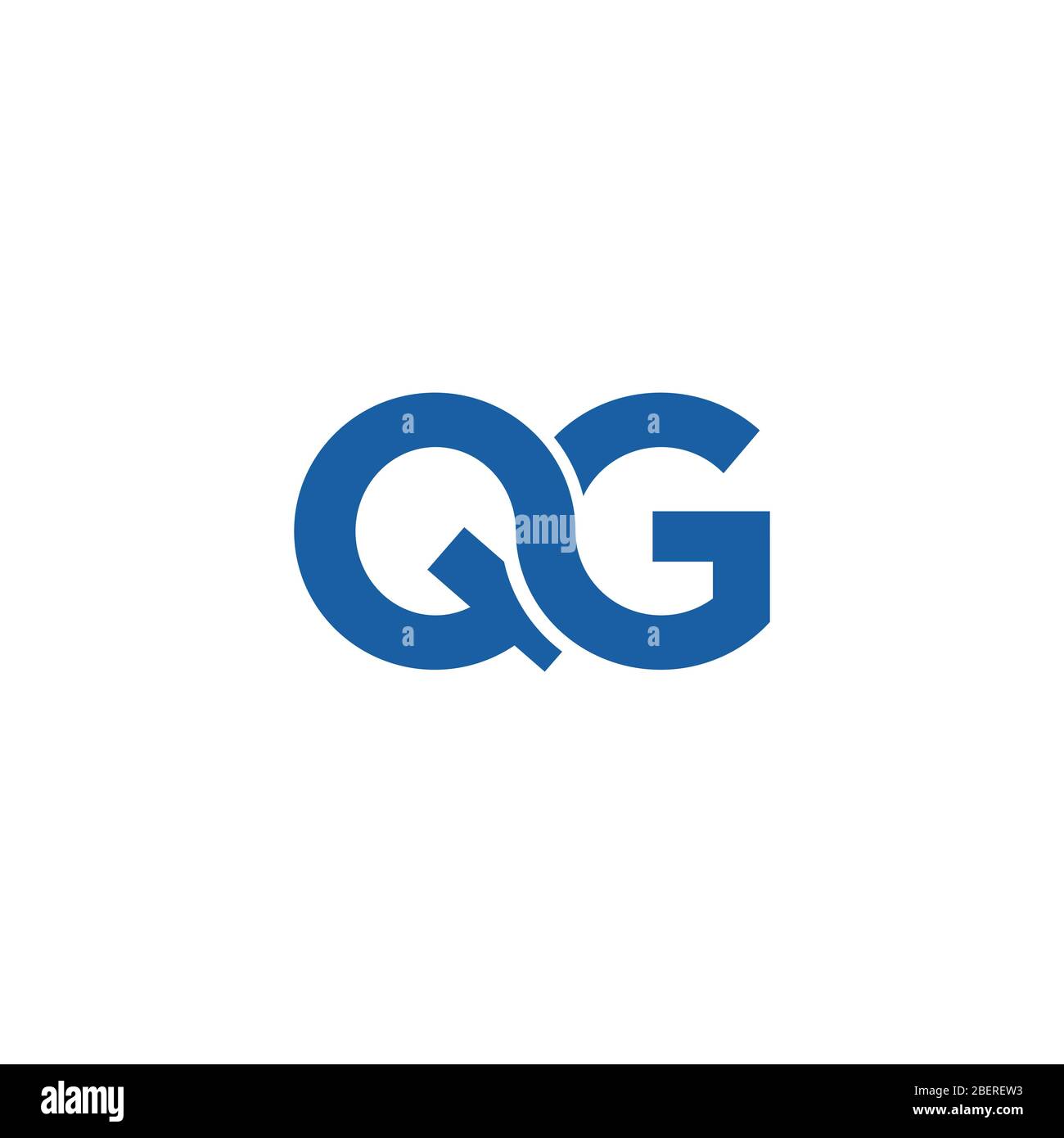 Initial letter qg logo or gq logo vector design template Stock Vector ...