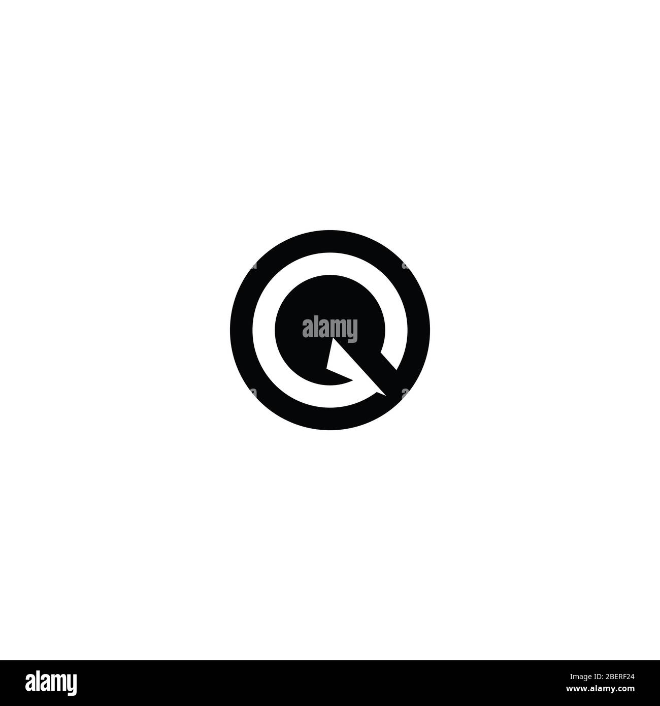 Initial letter qg logo or gq logo vector design template Stock Vector ...
