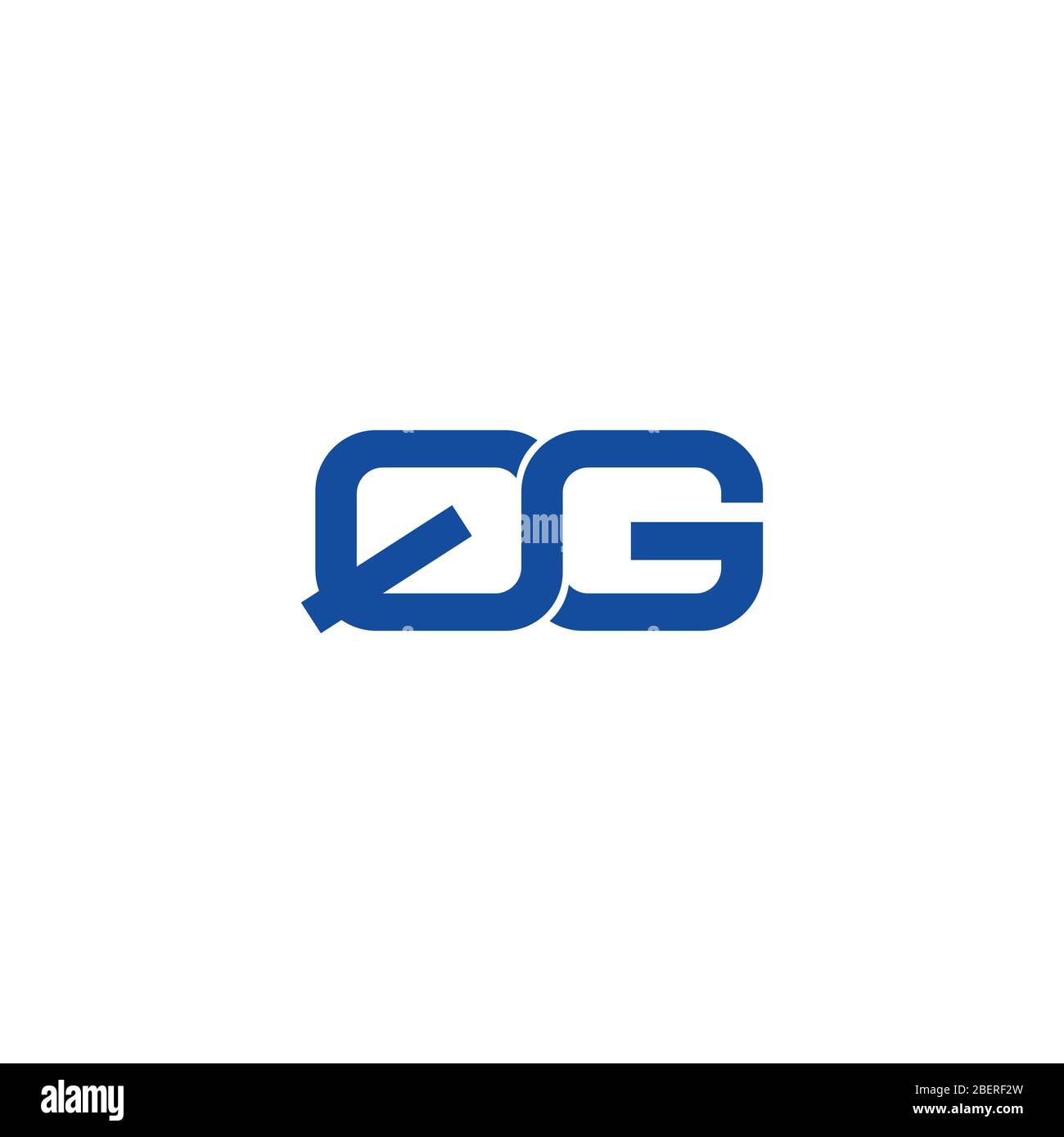 Initial letter qg logo or gq logo vector design template Stock Vector ...