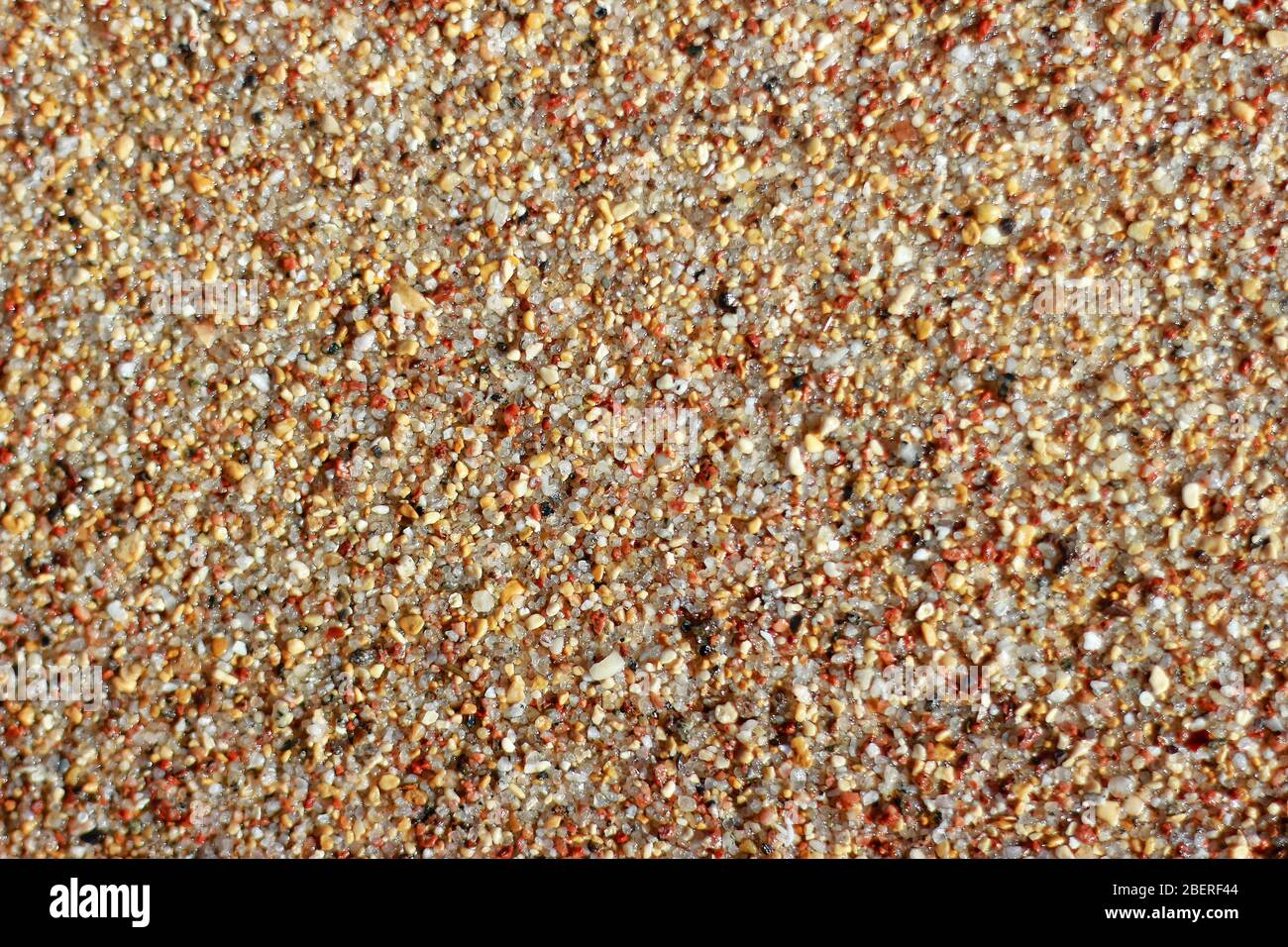 Macro photo of sand texture for backgrounds. Top view of beach or ...