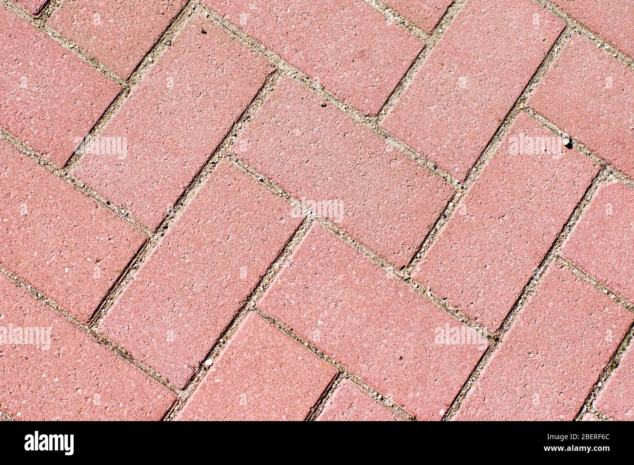 Red street brick pattern background Stock Photo - Alamy