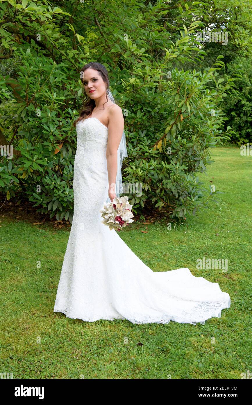 Bride Wedding Day Stock Photo - Alamy