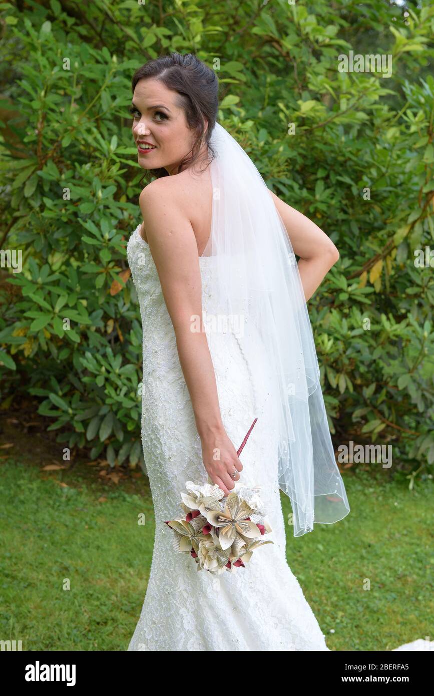 Bride Wedding Day Stock Photo - Alamy