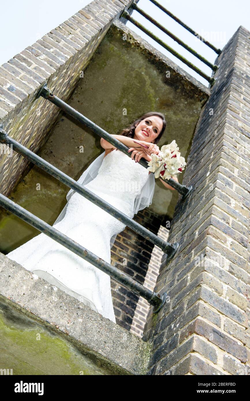 Bride Wedding Day Stock Photo - Alamy
