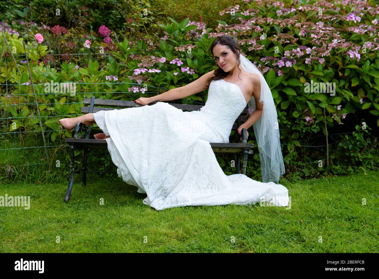 Bride Wedding Day Stock Photo - Alamy