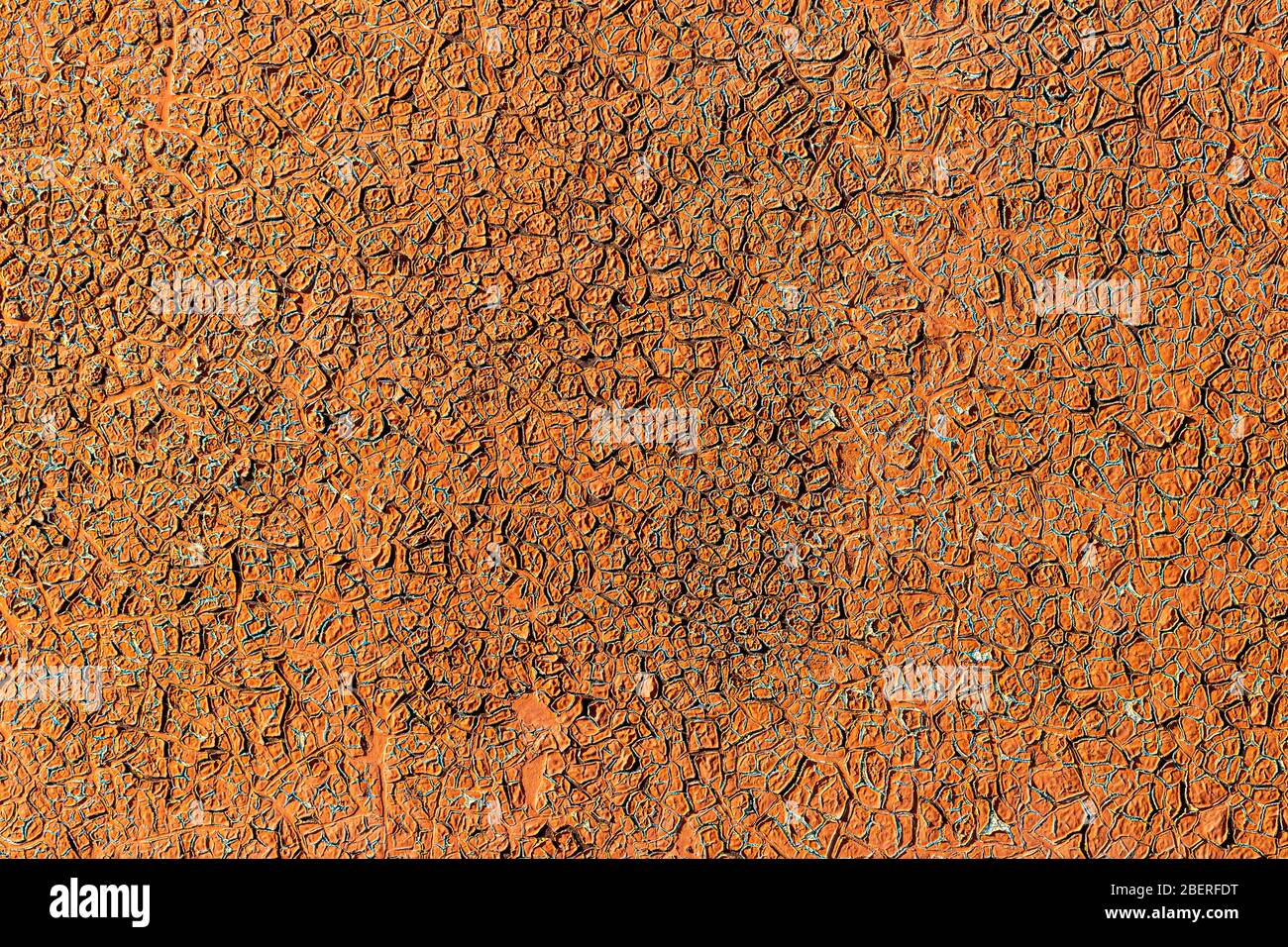 Texture of peeling paint from rusty metal. Abstract background for ...