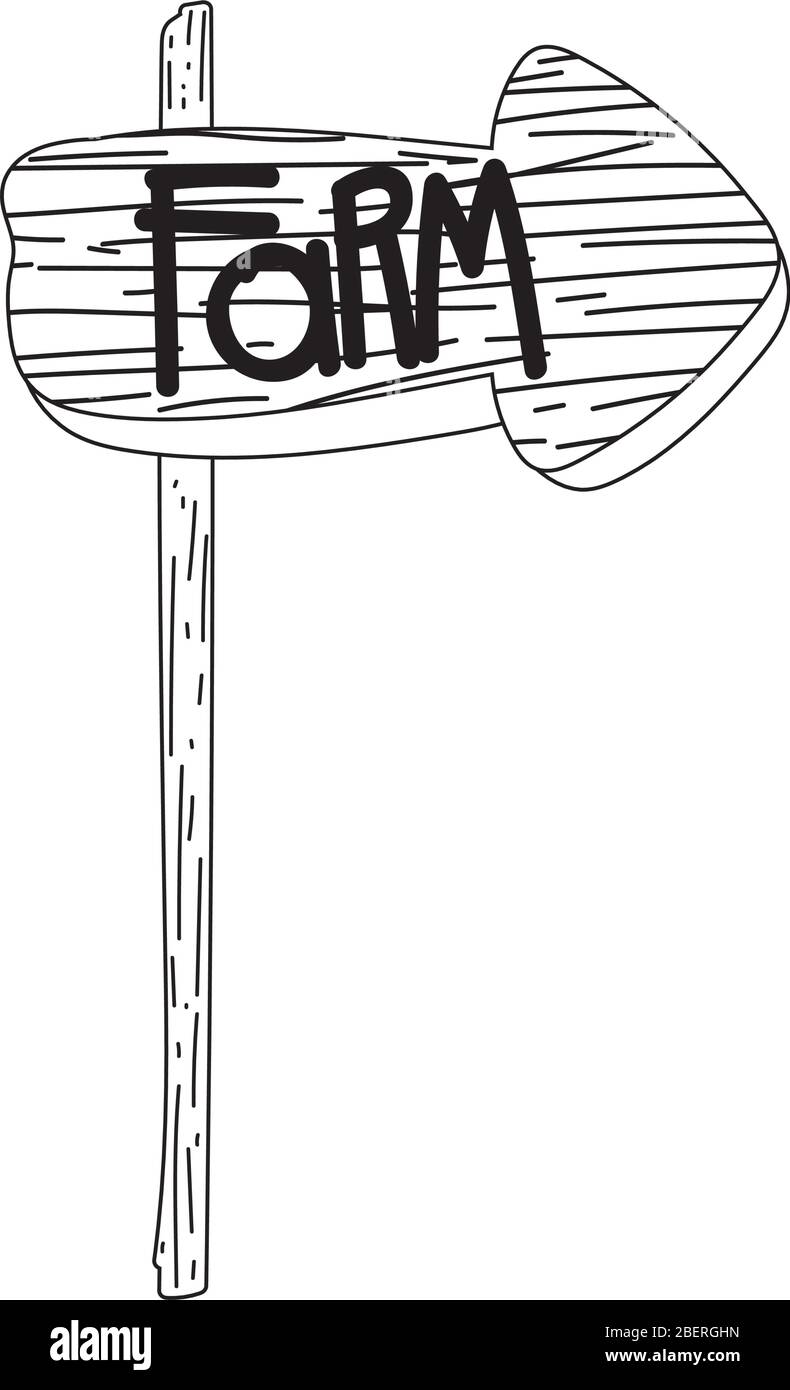 Cartoon wood arrow symbol Black and White Stock Photos & Images - Alamy