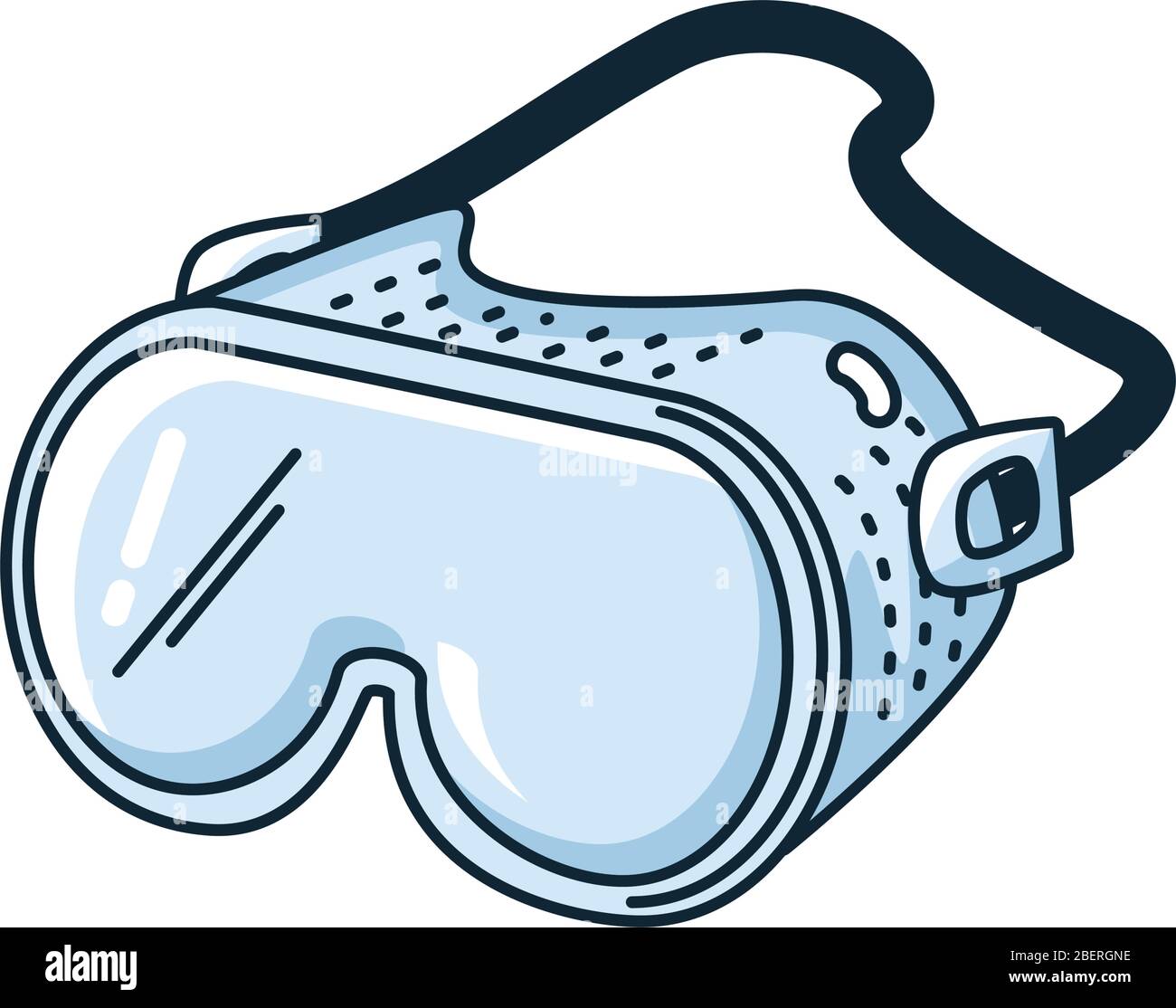 Safety Goggles Drawing
