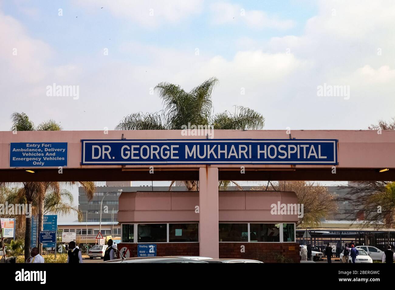 Pretoria, South Africa - September 23, 2011: Entrance to Dr George ...