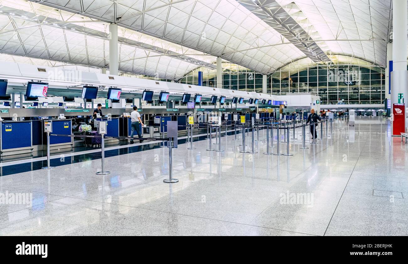 Hong Kong International Airport. Hong kong airport terminal Stock Photo ...